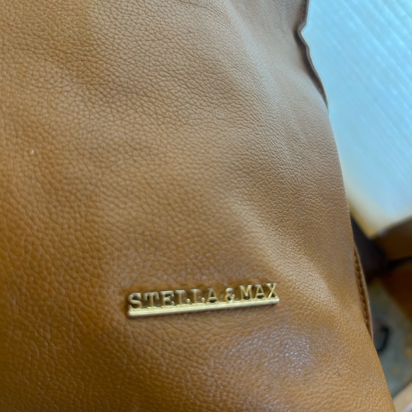 stella and max | Bags | Stella And Max Leather Satchel Purse Bag Euc ...